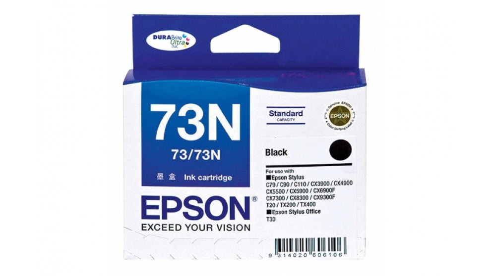 Epson 73N Black Genuine Ink Cartridge NO BOX SPECIAL – Ink Warehouse